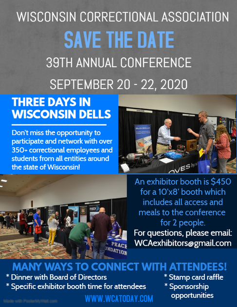 Wisconsin Correctional Association » Exhibitors & Sponsors